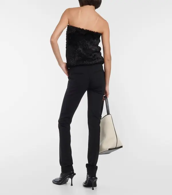 JW Anderson Cropped Tube Top - Black
