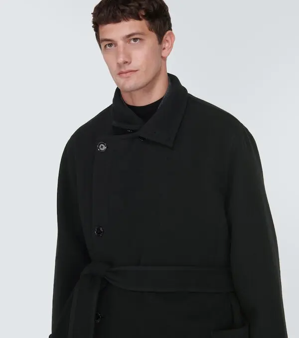 LEMAIRE Double-breasted Wool Coat