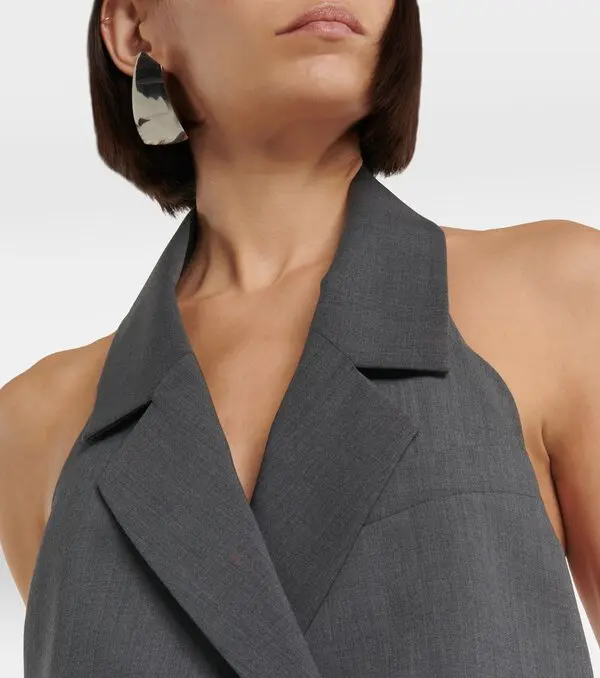 Dorothee Schumacher Double-breasted Wool Vest