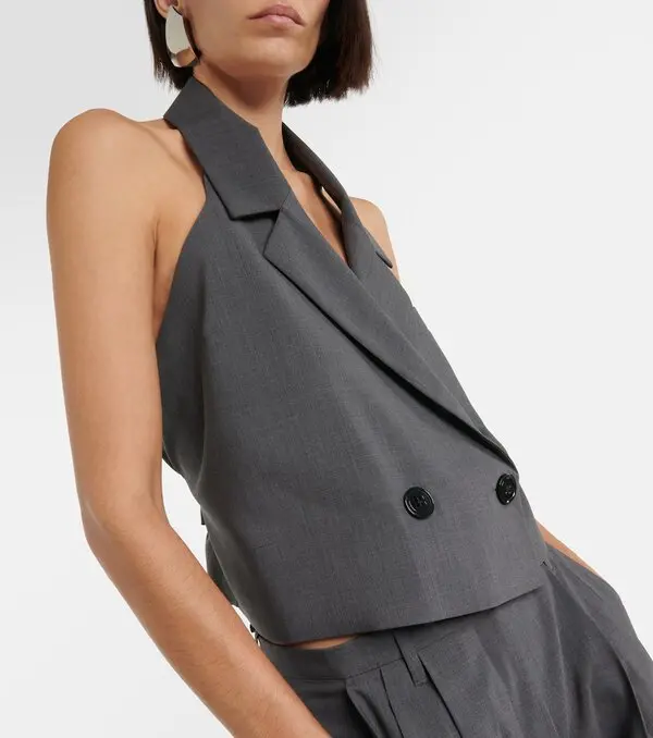 Dorothee Schumacher Double-breasted Wool Vest