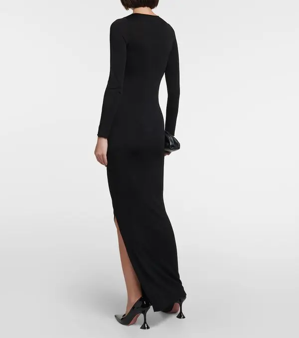 AYA MUSE Atalo Cutout Jersey Midi Dress