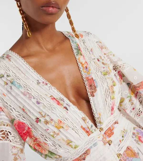 Camilla Sew Yesterday Floral Midi Dress
