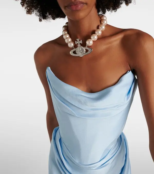 VIVIENNE WESTWOOD Strapless Gown - Blue