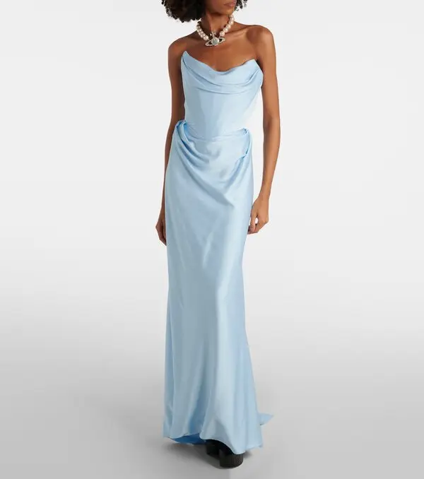 VIVIENNE WESTWOOD Strapless Gown - Blue