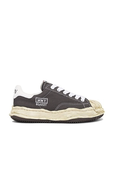 Mihara Yasuhiro Blakey Original Sole Canvas Low Top Sneakers - Gray