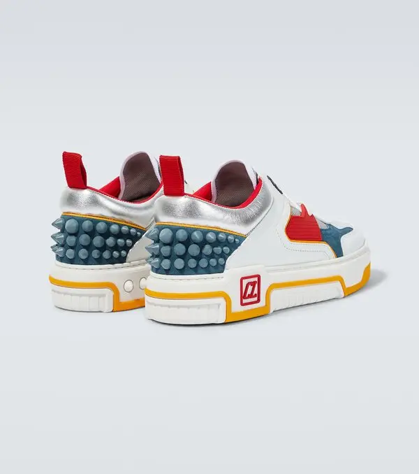 CHRISTIAN LOUBOUTIN Astroloubi Leather Sneakers - Multicoloured