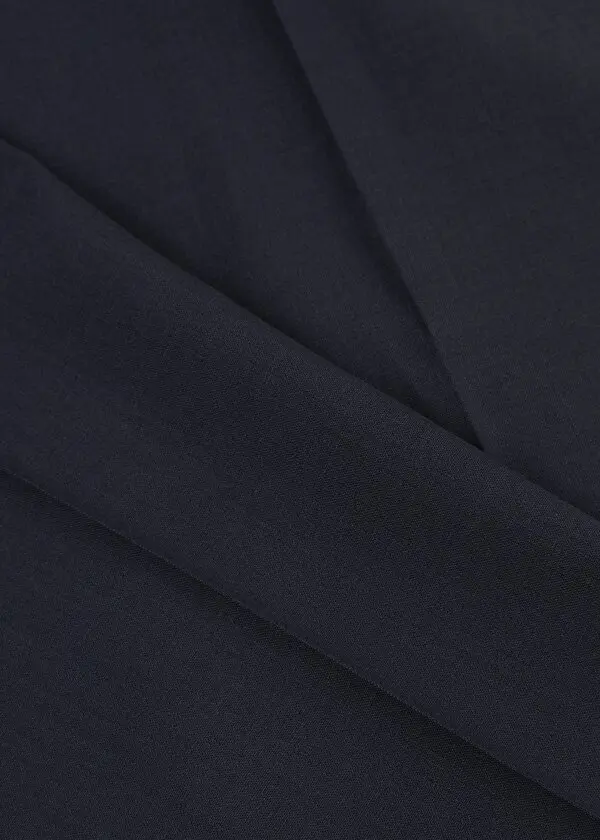 BOSS Slim-leg Stretch-wool Trousers