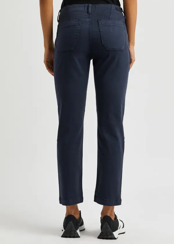 Paige Mayslie Cropped Straight-leg Jeans