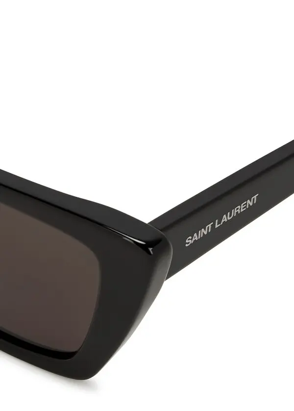 Saint Laurent Cat Eye Sunglasses - Black/grey