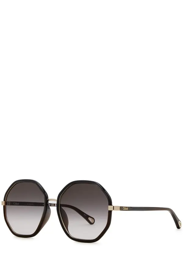 Chloé Octagon Frame Sunglasses - Grey