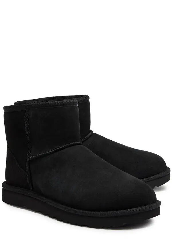 UGG Classic Mini Ii Suede Boots - Black
