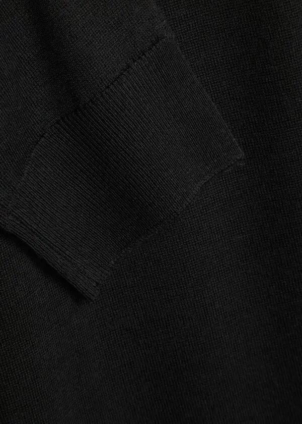 John Smedley Lundy Fine-knit Merino Wool Jumper - Black