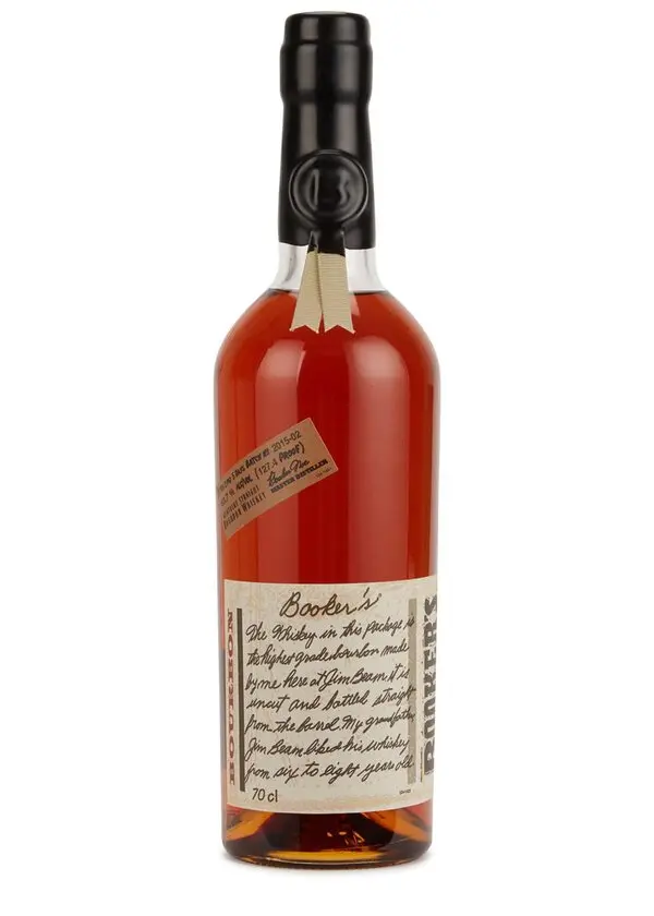 JIM BEAM Booker's Small Batch Bourbon Whiskey, American Whiskey, Label Written - Beam