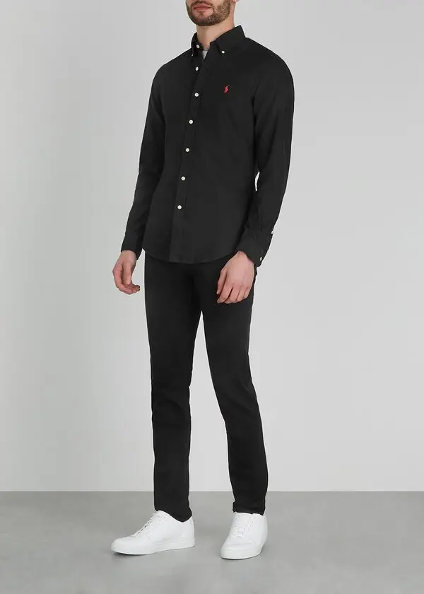 Polo Ralph Lauren Cotton-poplin Shirt - Black