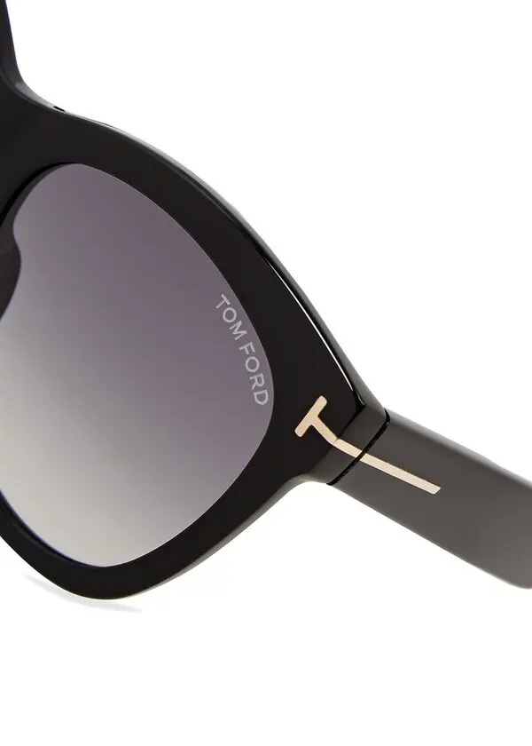 TOM FORD Wallace Round Frame Sunglasses