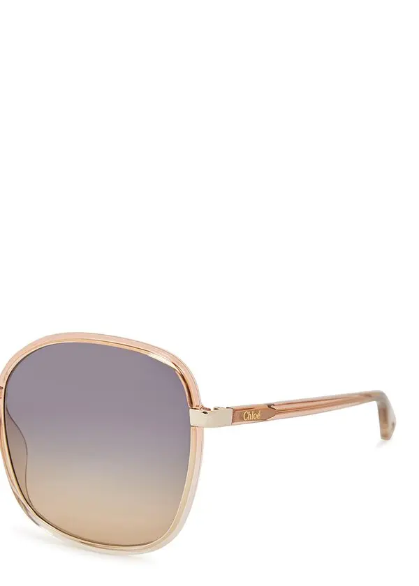 Chloé Franky Square Frame Sunglasses