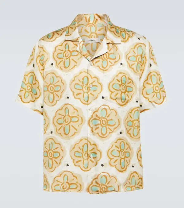 Commas Printed Silk Shirt - Multicoloured
