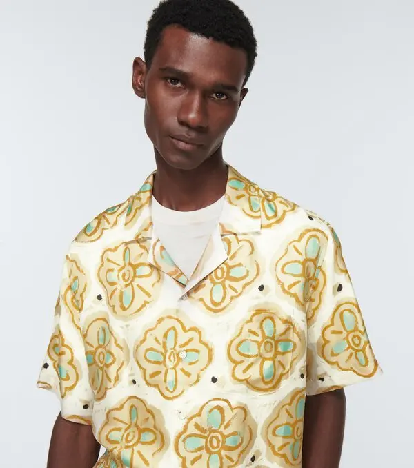 Commas Printed Silk Shirt - Multicoloured