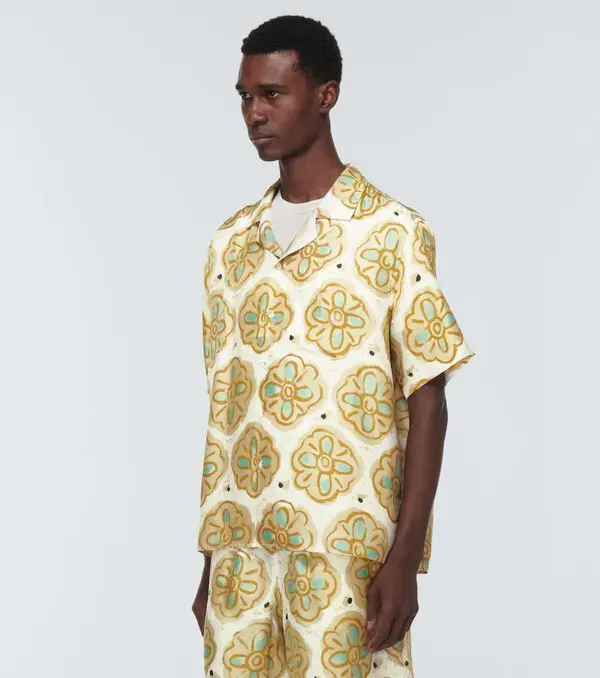 Commas Printed Silk Shirt - Multicoloured