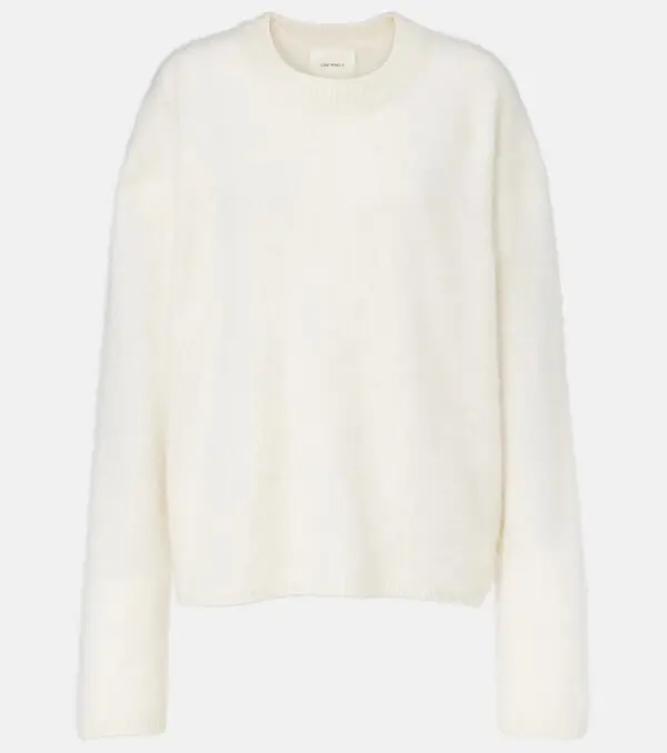 LISA YANG Natalia Brushed Cashmere Sweater - Neutrals