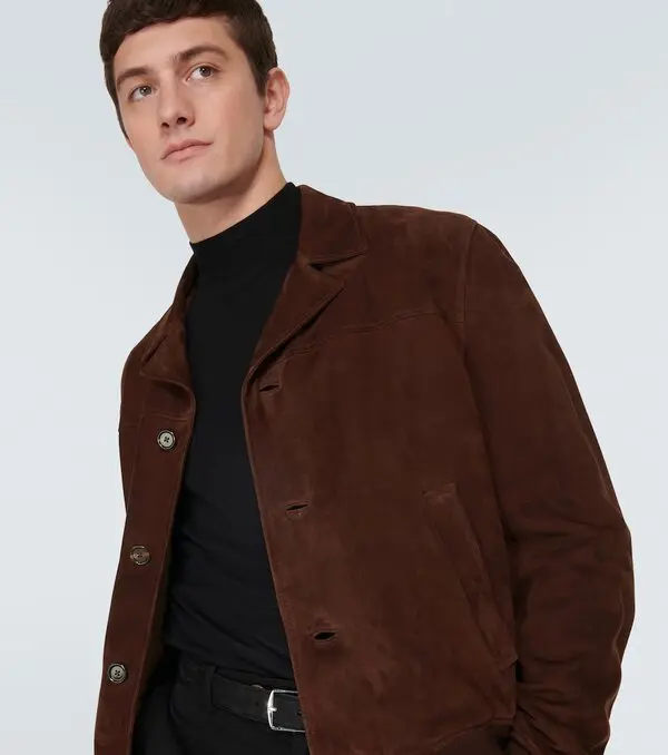 Dolce & Gabbana Suede Bomber Jacket