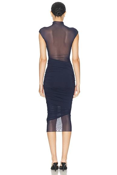 SEROYA Tabitha Midi Dress - Sapphire