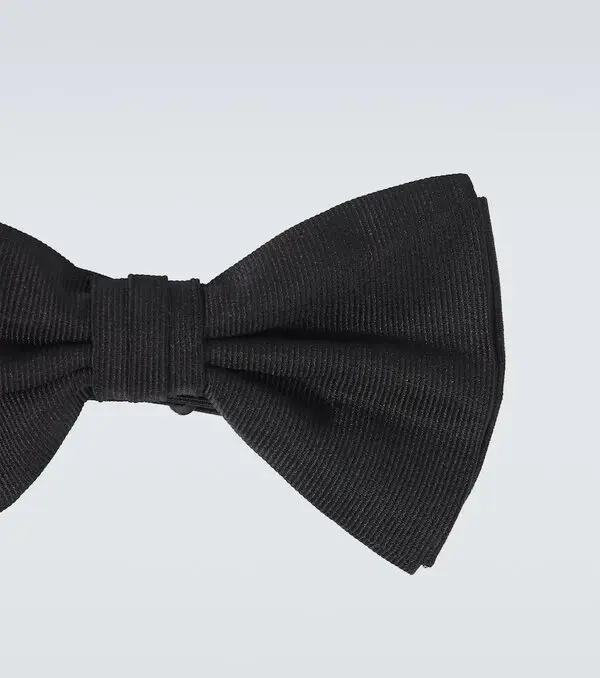 Rubinacci Silk Grosgrain Bow Tie