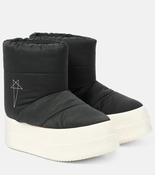 Rick Owens Mega Bumper Lunar Boots - Black