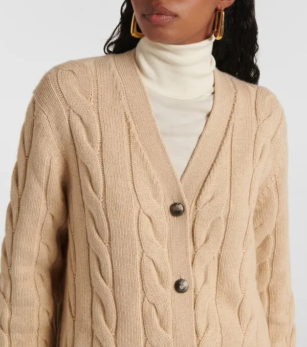 Loro Piana Napier Cashmere Cardigan
