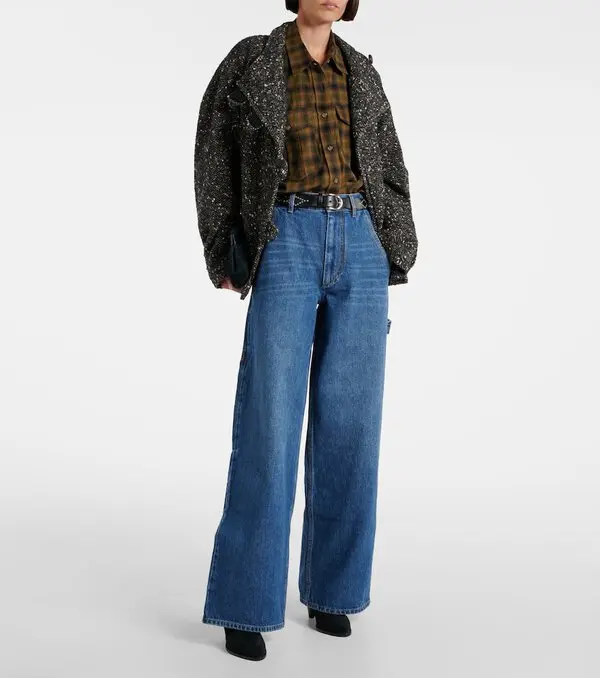 MARANT ETOILE Solene Wide-leg Jeans