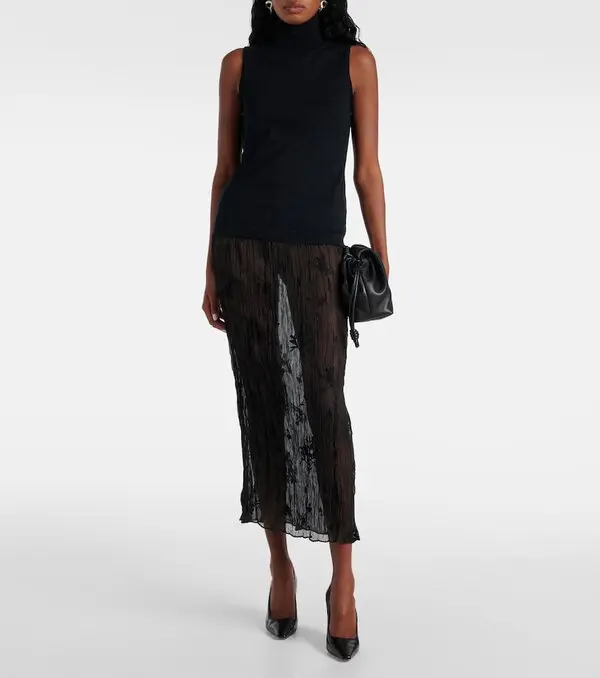 Dorothee Schumacher Delicate Statements Wool And Cashmere Top