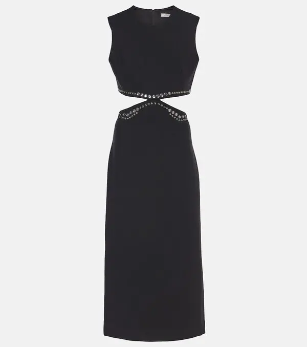 Dorothee Schumacher Embellished Midi Dress - Black