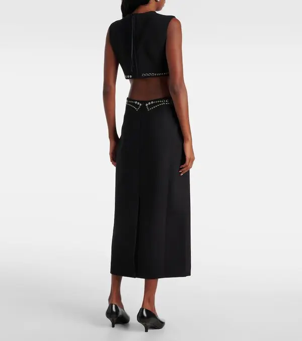 Dorothee Schumacher Embellished Midi Dress