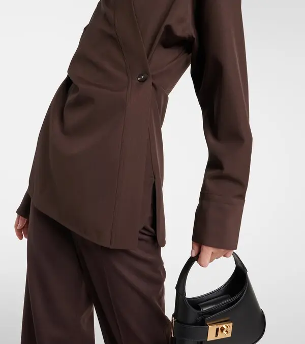 FERRAGAMO Wrap Wool Shirt