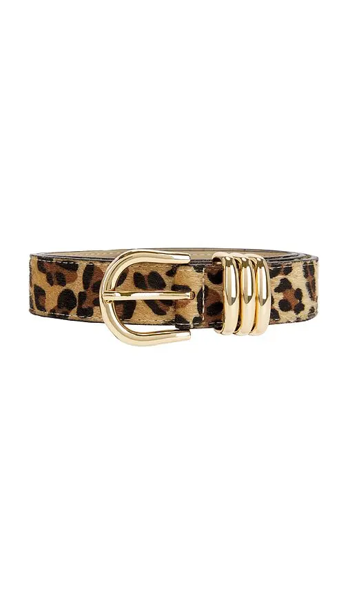 PETIT MOMENTS Polished Faux Fur Belt