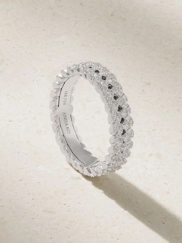 ANITA KO 18-karat Diamond Ring - Silver
