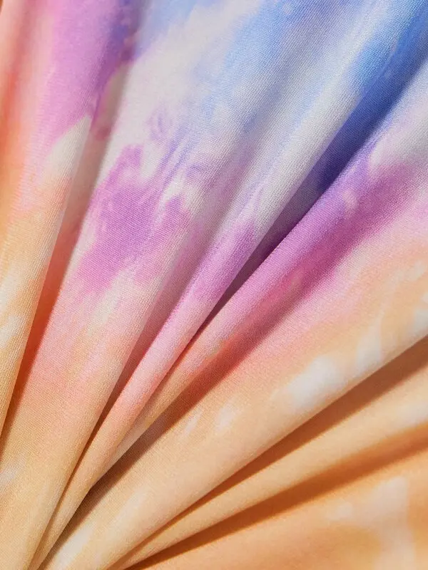 Rabanne Second Skin Tie-dye Maxi Skirt - Multi