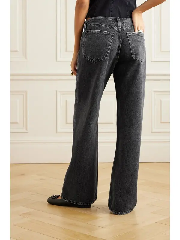 AGOLDE Lex Low-rise Wide-leg Organic Jeans