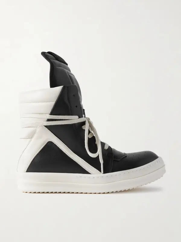 Rick Owens Geobasket Leather High-top Trainers