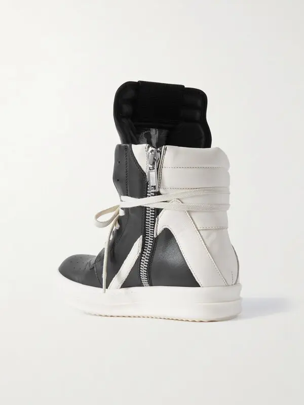 Rick Owens Geobasket Leather High-top Trainers
