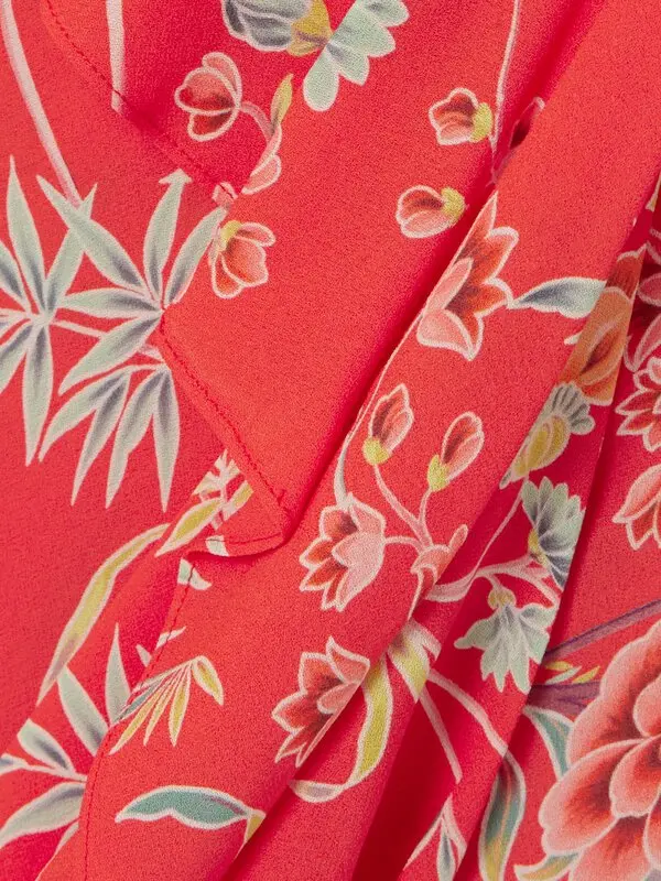 Etro Floral-print Crepe Midi Dress