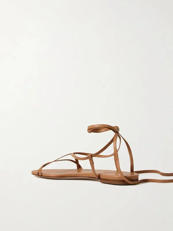 AeydĒ Penny Leather Sandals - Brown