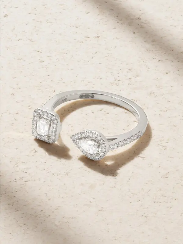 Messika My Twin Toi & Moi 18-karat Diamond Ring - Silver