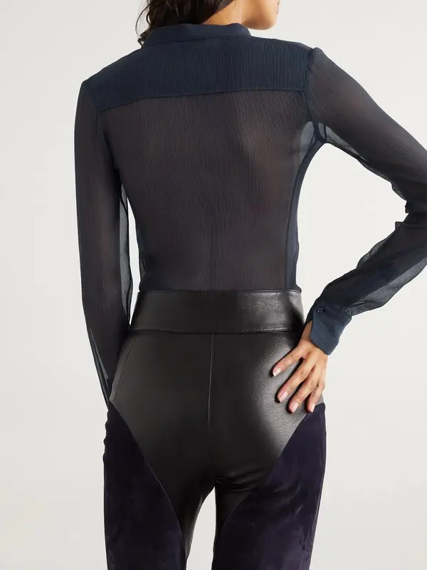 Chloé Silk-crepon Shirt