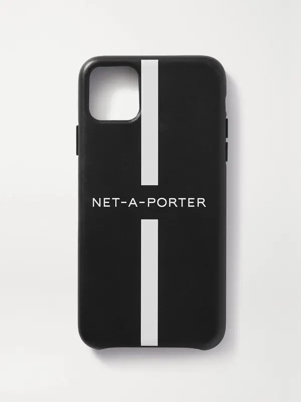 Net-a-porter The Daily Edited Printed Leather Iphone 11 Pro Max Case