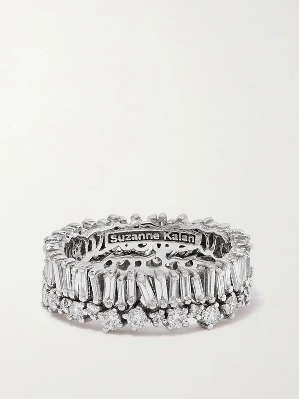 SUZANNE KALAN 18-karat Diamond Ring - Silver