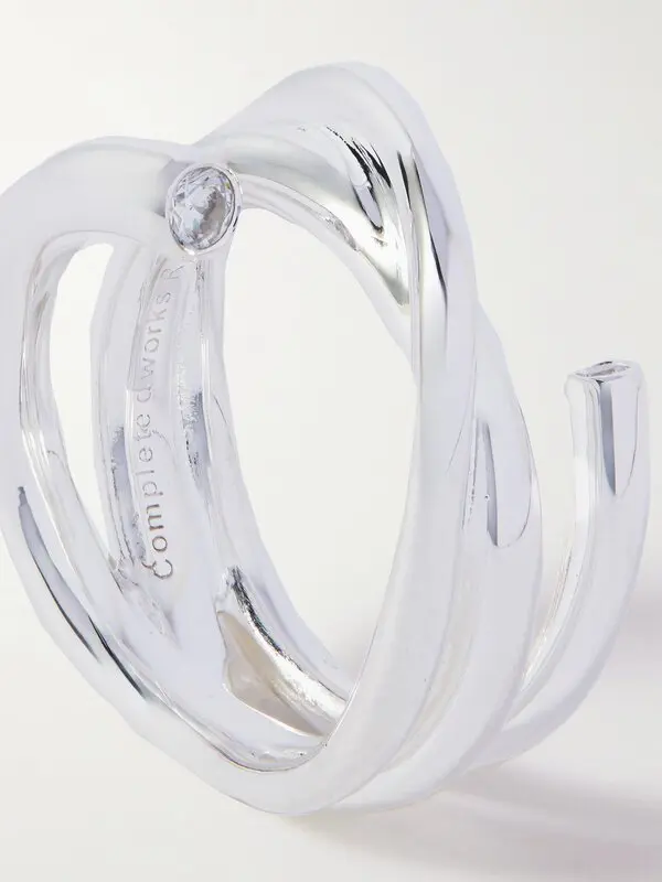 Completedworks Plated Recycled Cubic Zirconia Ring - Silver