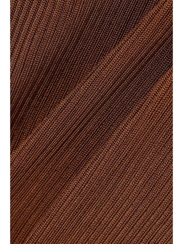 Victoria Beckham Ribbed-knit Turtleneck Top