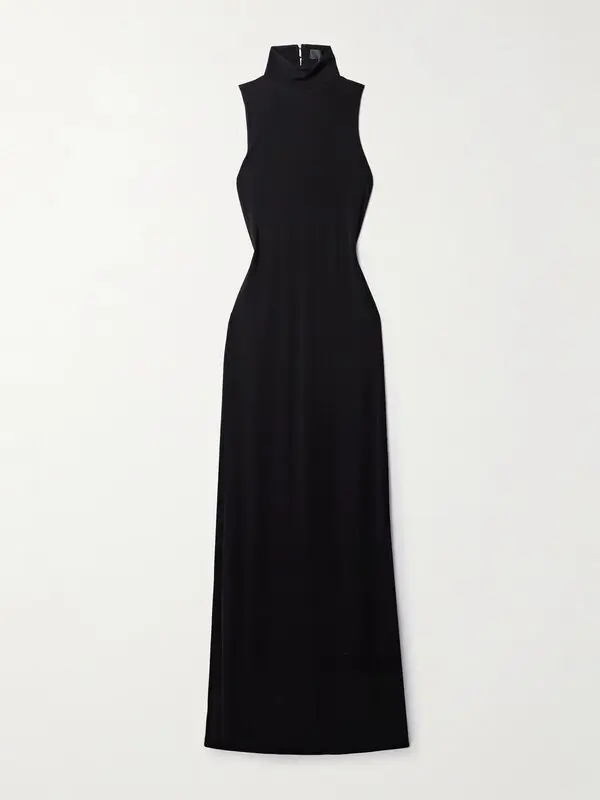 NILI LOTAN Reid Stretch-jersey Maxi Dress