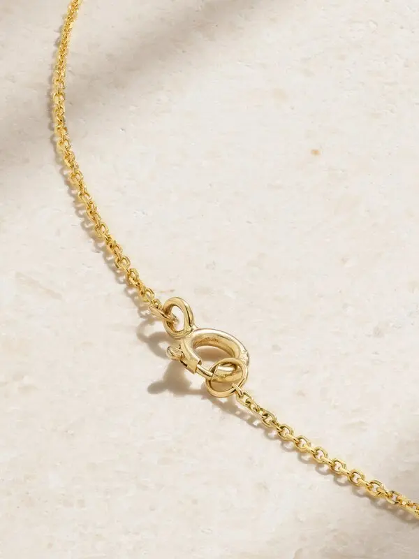 Jia Jia 14 Karat Gold Birthstone Necklace